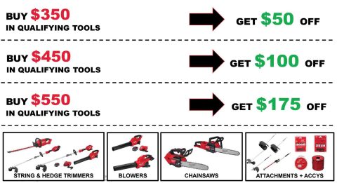 Monthly Specials | Versailles Tool Barn